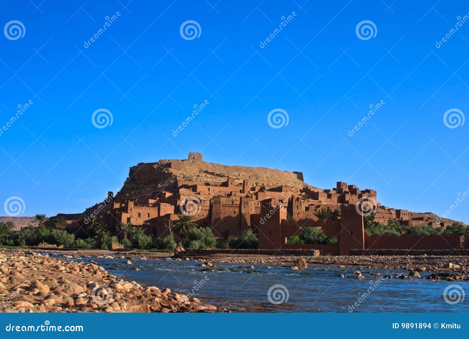 Traditional Moroccan Casbah Stock Photo - Image of country, horizon ...