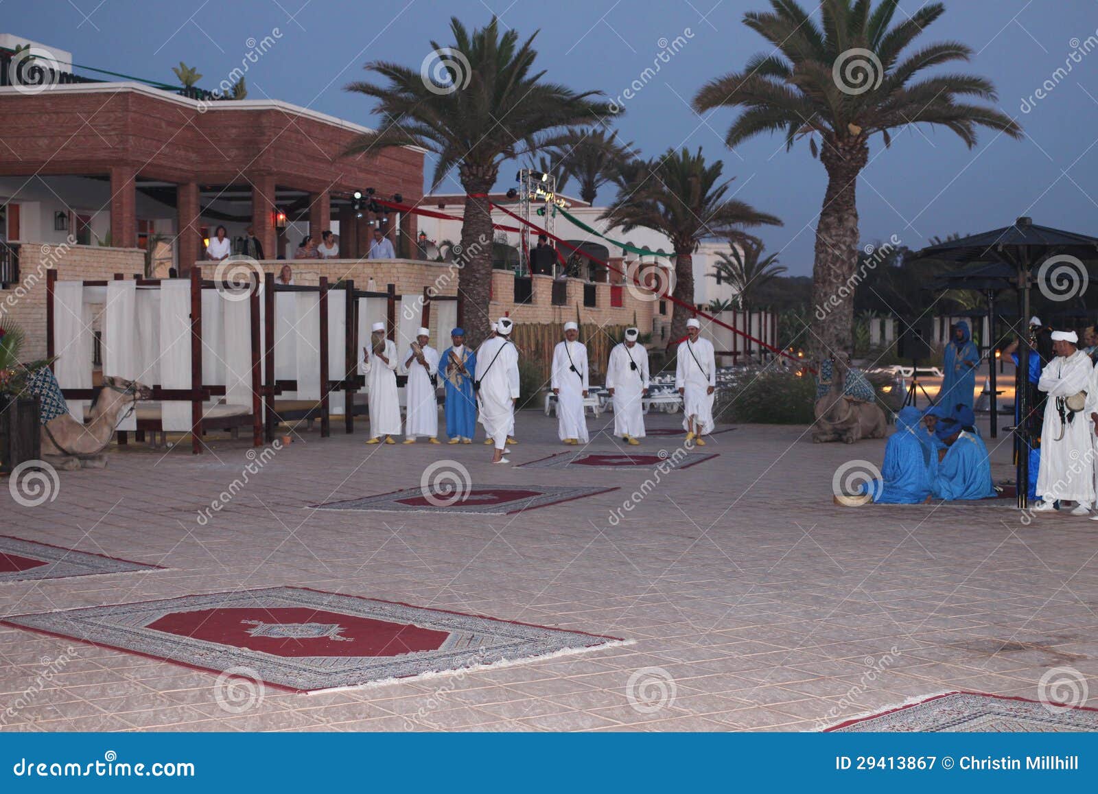 Traditional Moroccan Dance Show Editorial Photography - Image of ...