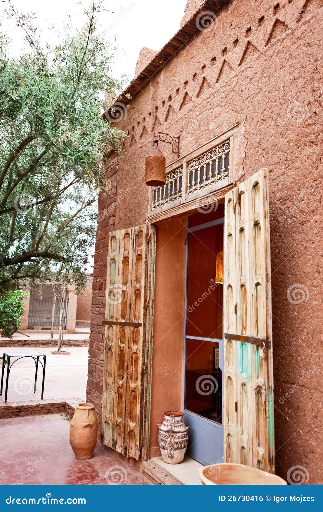 Traditional Moroccan house stock photo. Image of architecture - 26730416