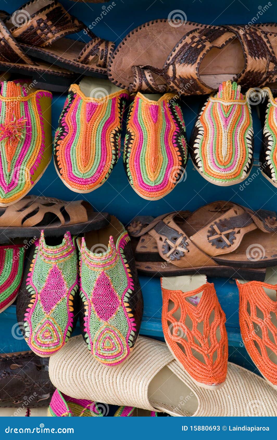 Traditional moroccan shoes stock image. Image of colorfull - 15880693