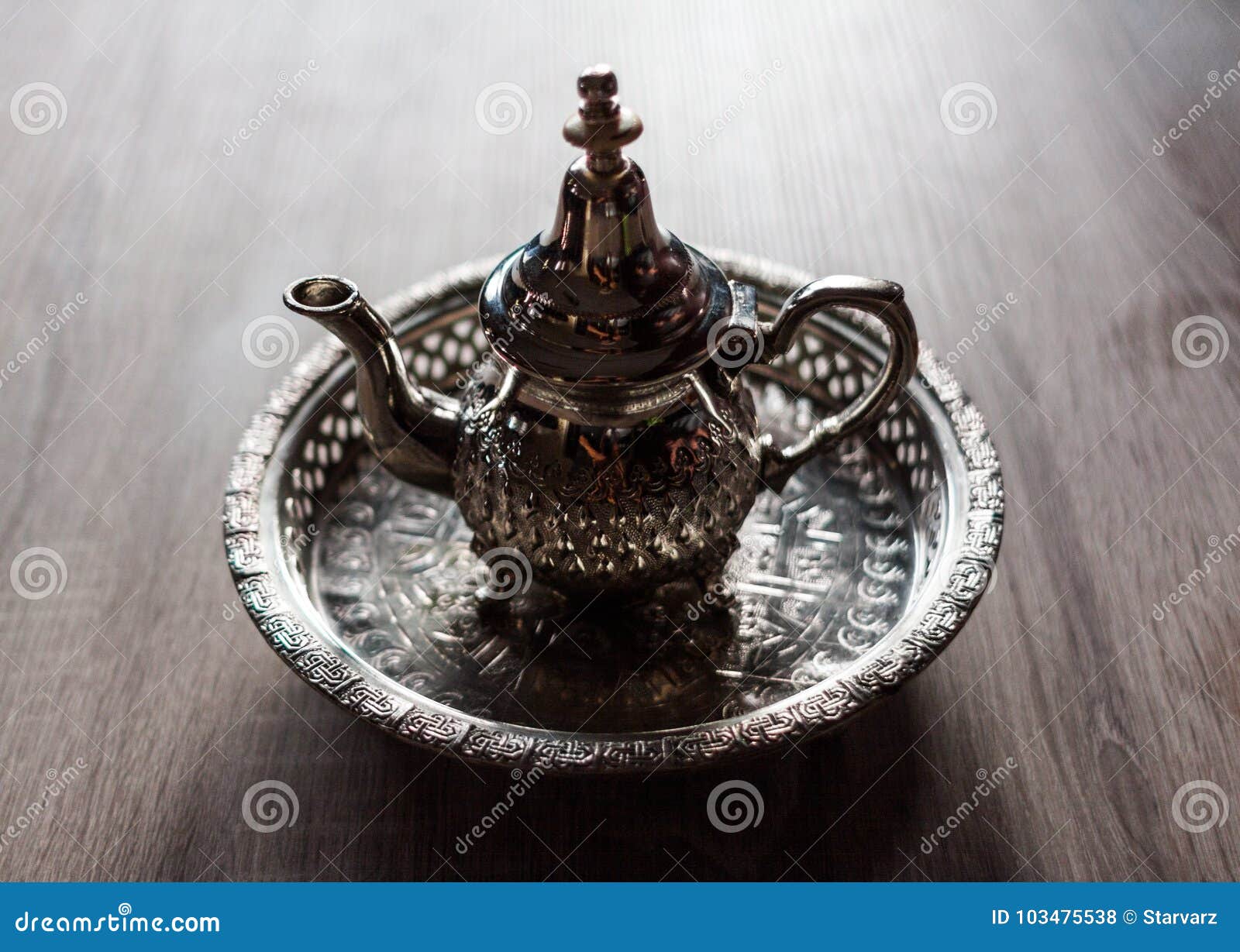 Traditional moroccan tea stock photo. Image of isolated - 103475538