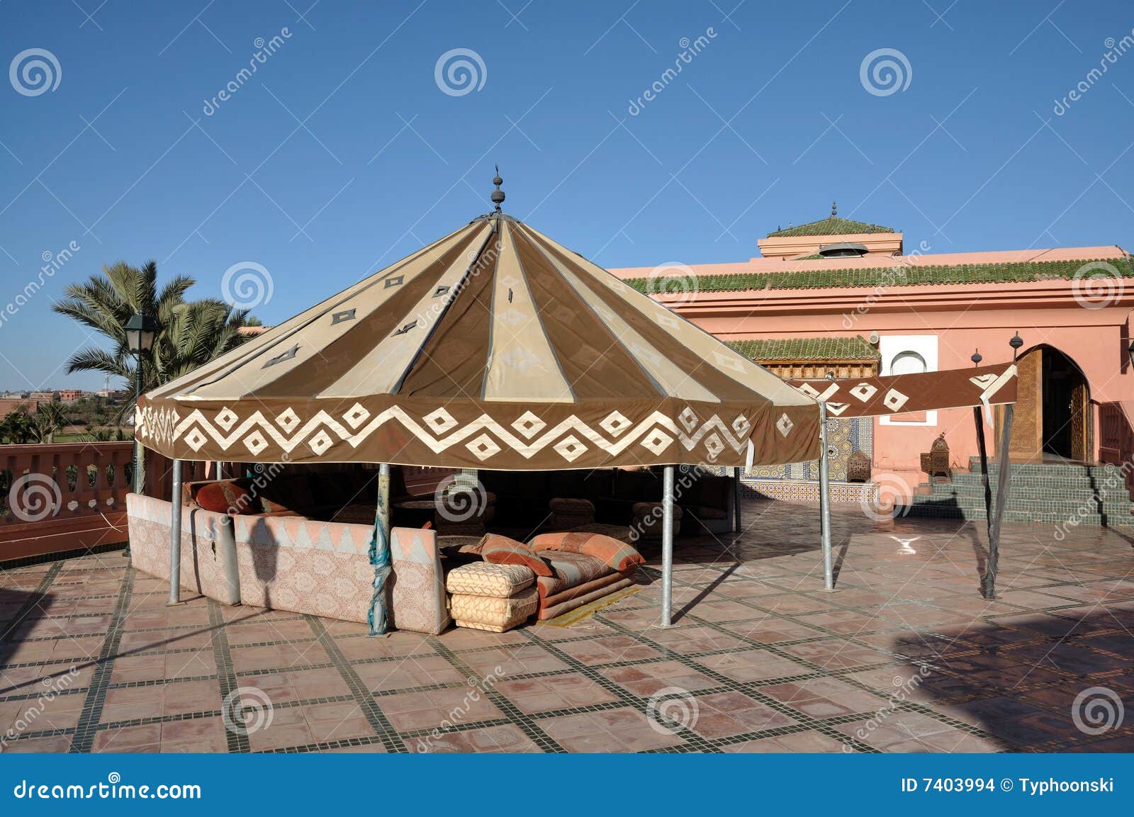 Traditional Moroccan tent stock photo. Image of marrakesh - 7403994