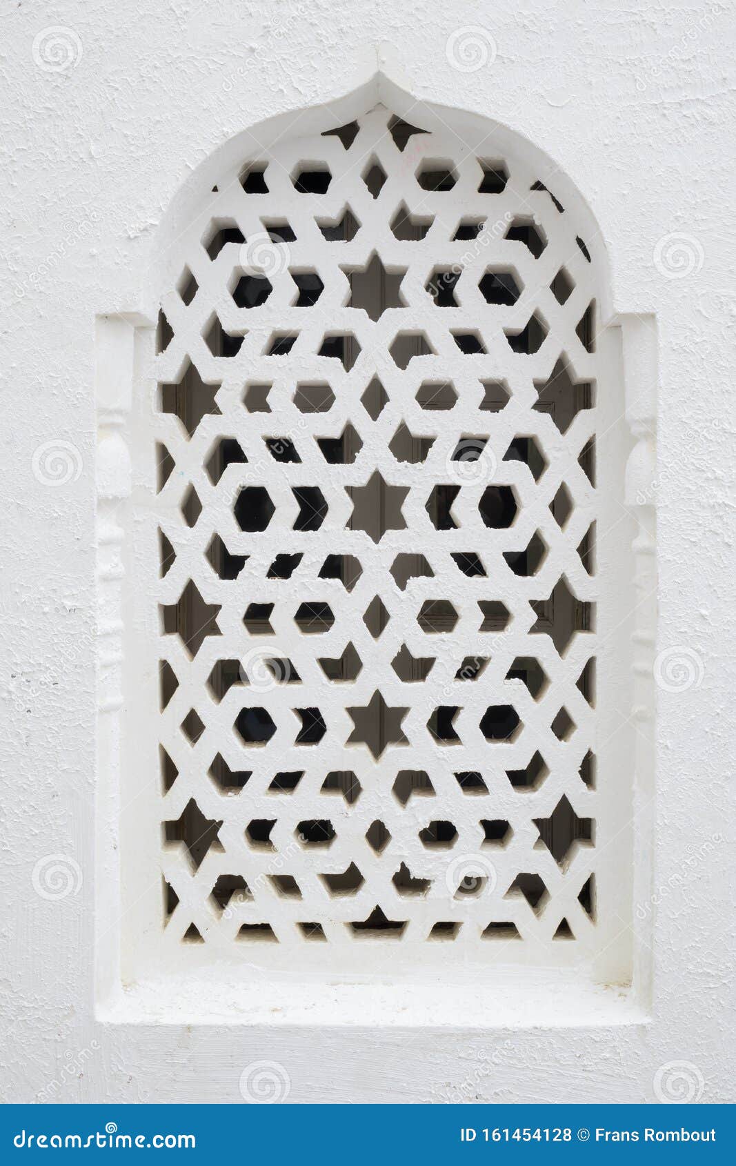 Traditional Moroccan White Window Stock Photo - Image of window, white ...