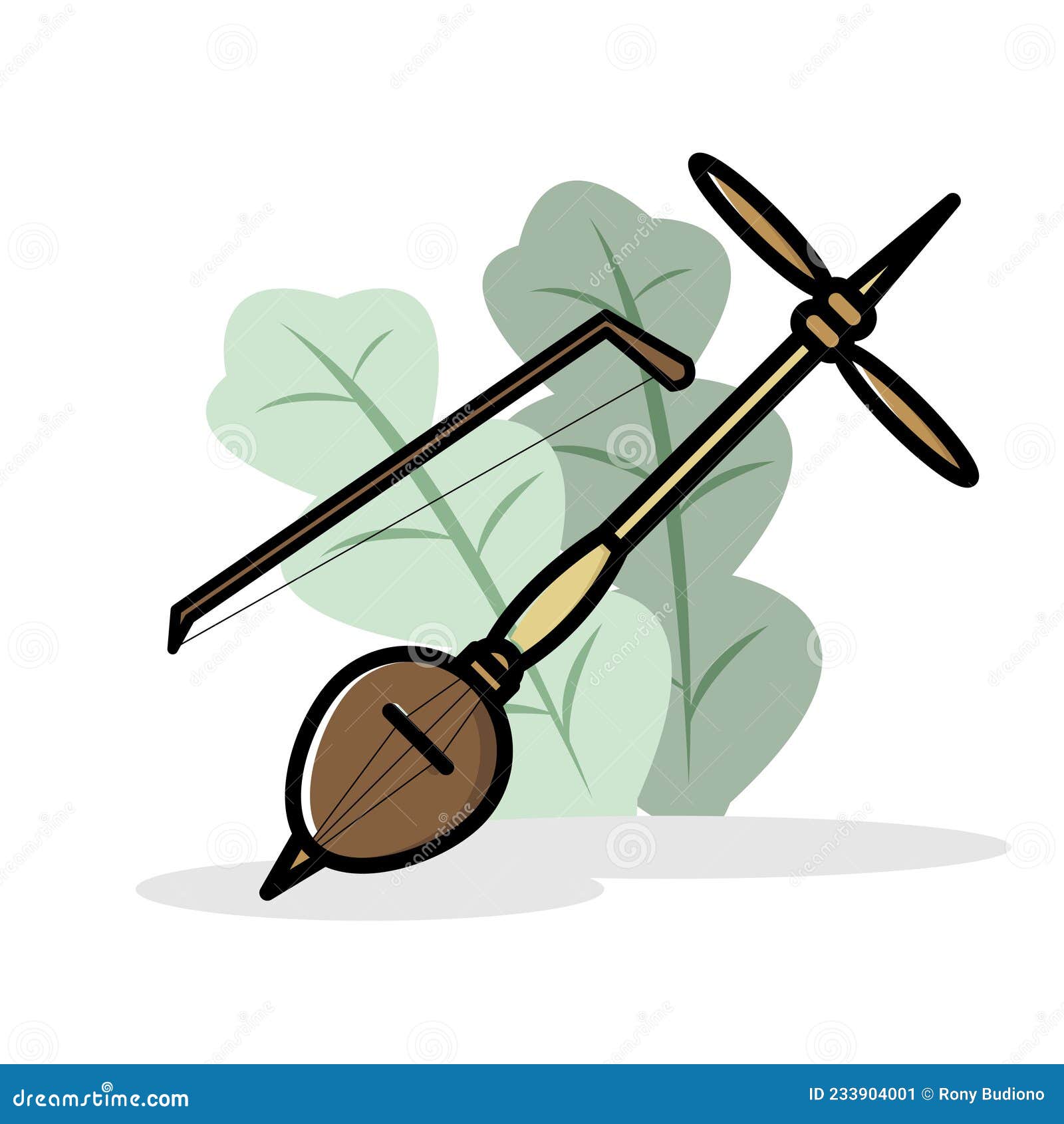 A Traditional Musical Instrument from Java, Indonesia Called the Rebab ...