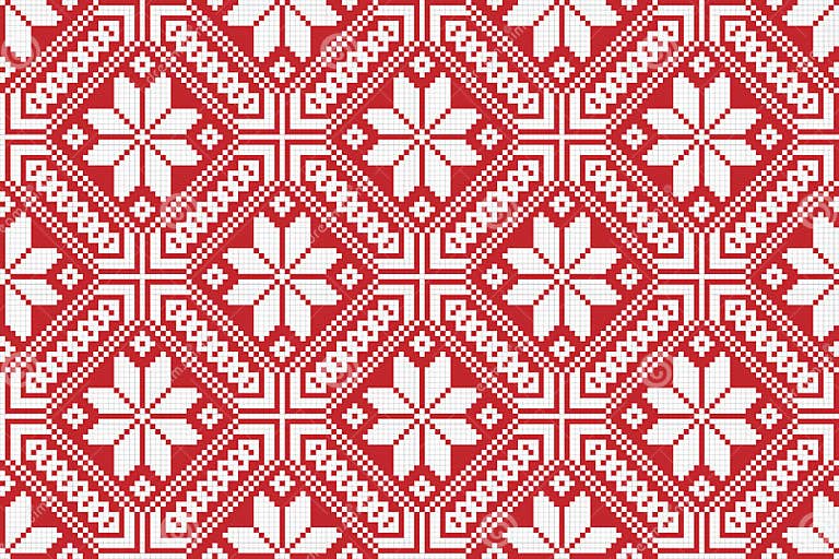 Traditional National Embroidered Pattern Stock Vector - Illustration of ...