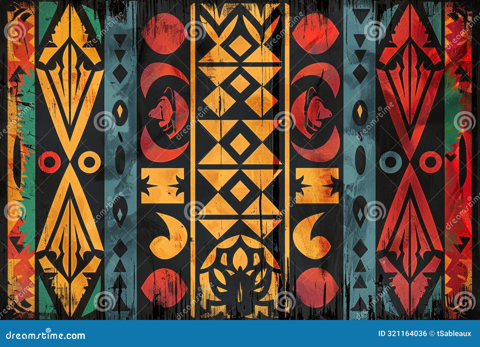 Traditional National New Caledonia Pattern. Stock Photo - Image of ...