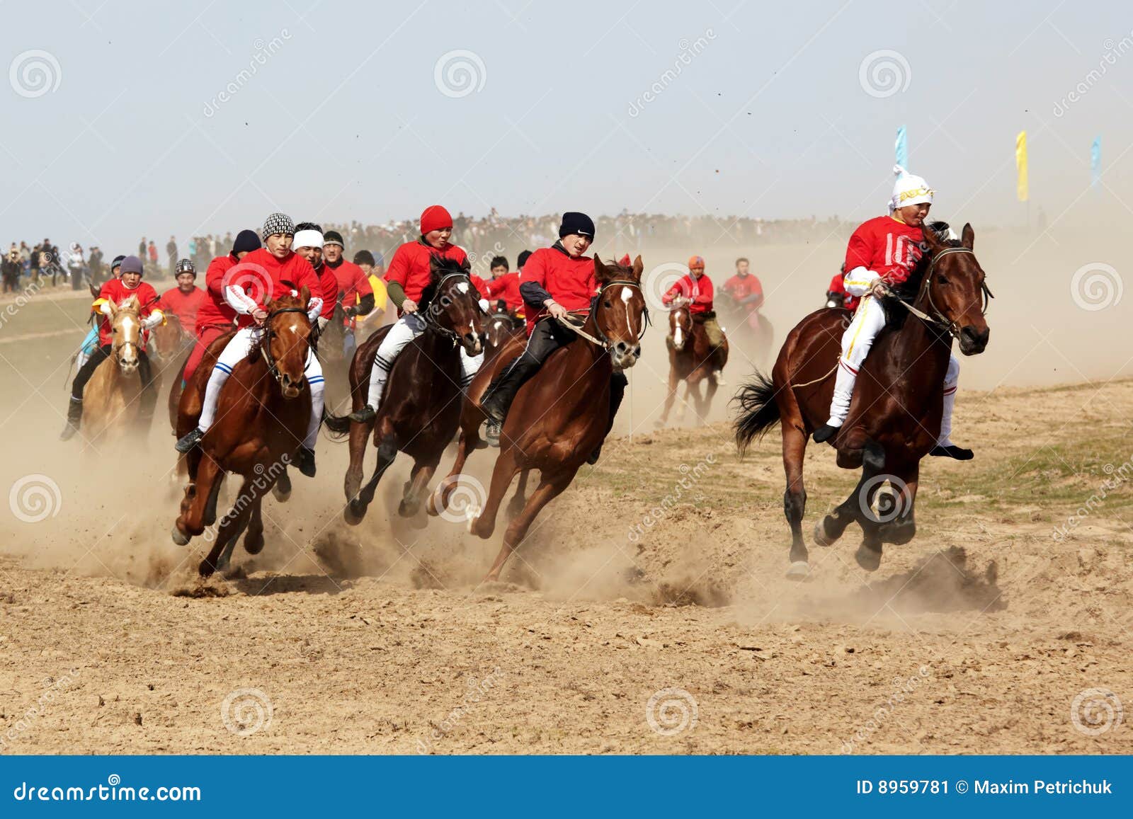 Traditional National Nomad Horse Riding Editorial Photo - Image of ...