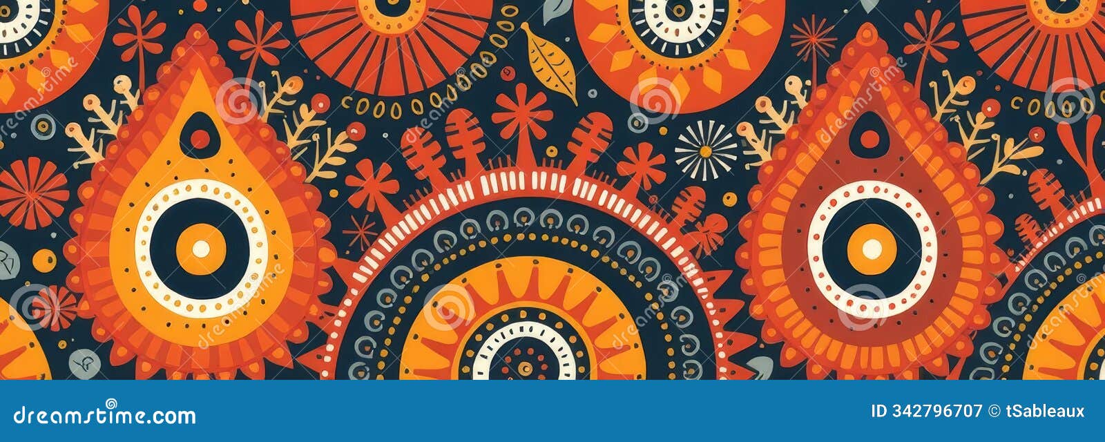 Traditional National Pattern of Australia Stock Image - Image of ...