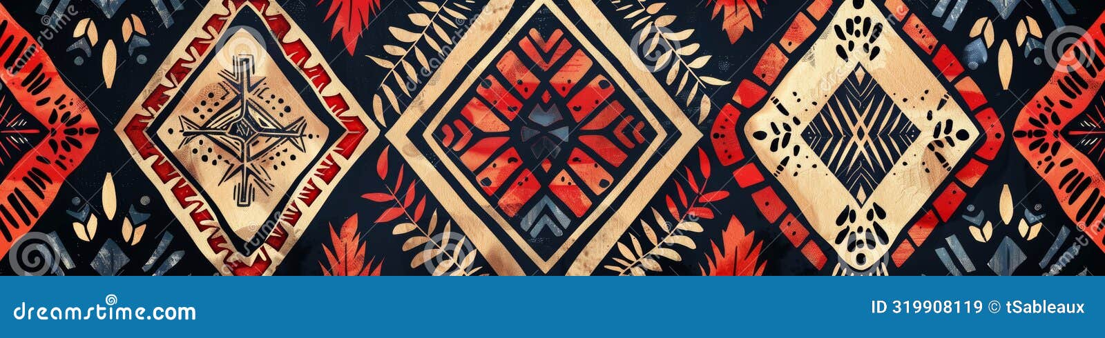 Traditional National Pattern of Fiji Island. Stock Image - Image of ...