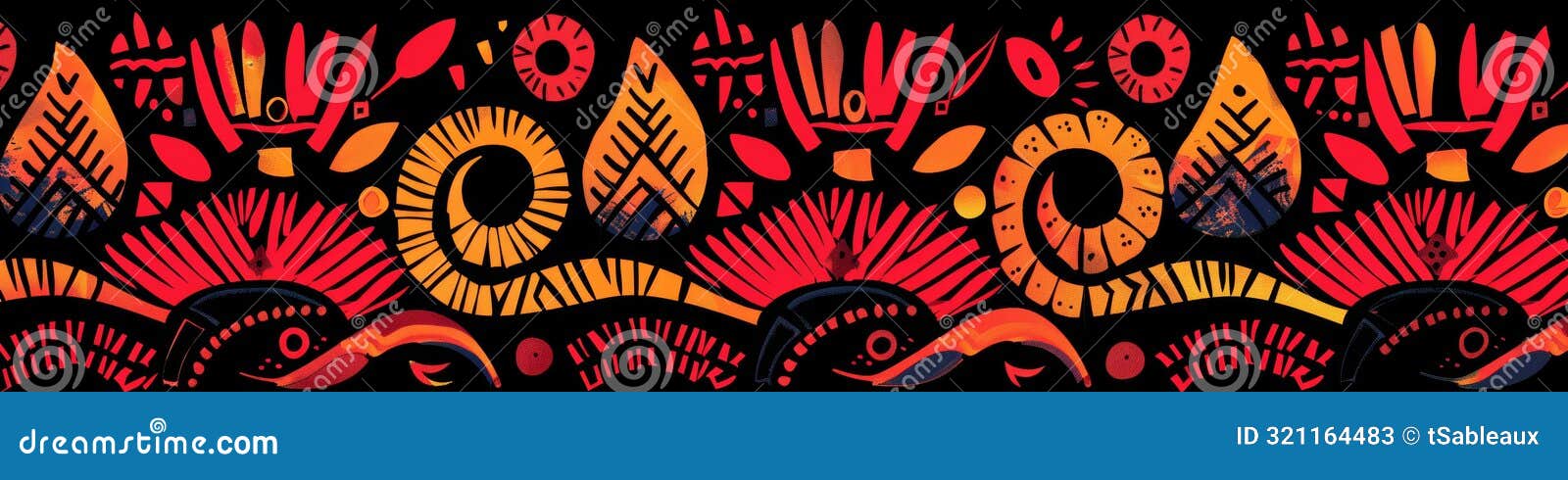 Traditional National Pattern of Papua New Guinea Stock Image - Image of ...