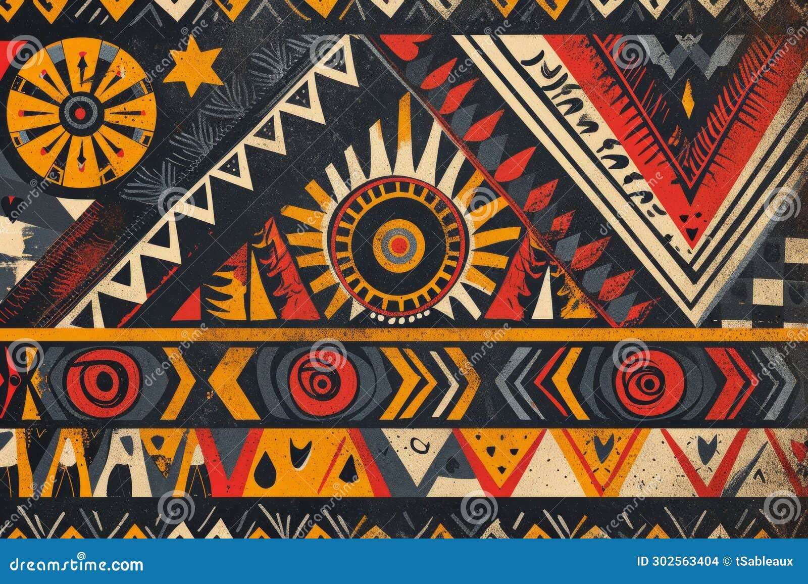 Traditional Native Design of Papua New Guinea Stock Photo - Image of ...