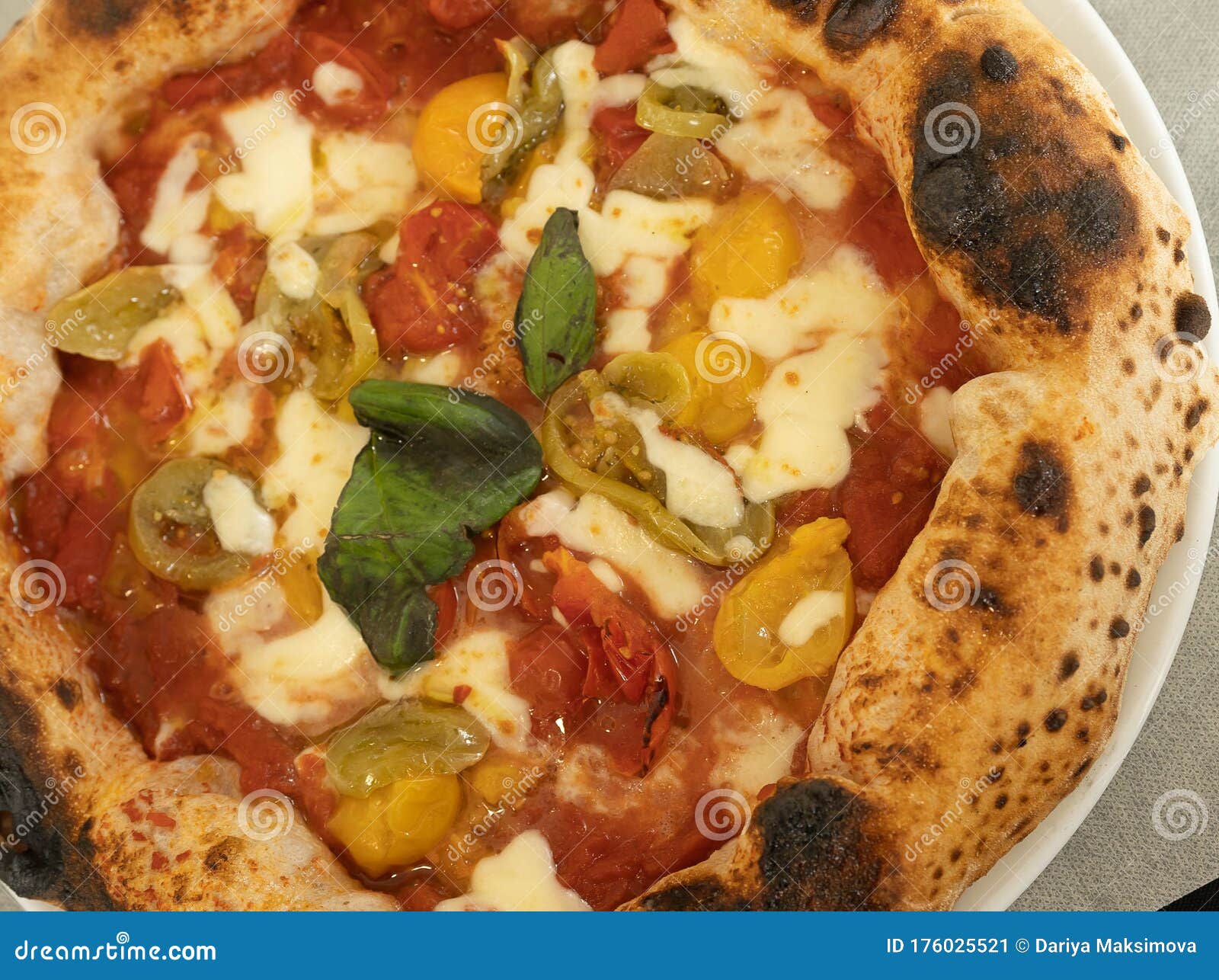 Traditional Neapolitan Pizza Stock Image - Image of dish, european ...