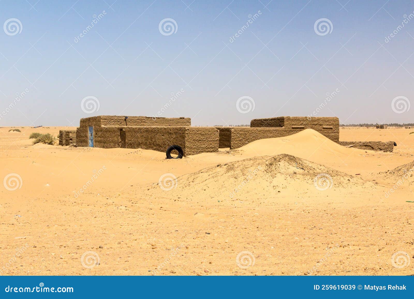 Traditional Nubian House in Sud Stock Image - Image of nubia, africa ...