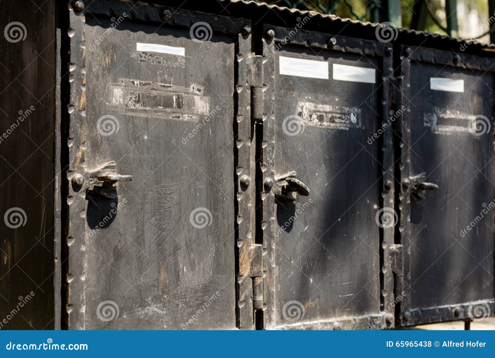 Traditional Old Letterboxes Stock Photo - Image of address, letterbox ...