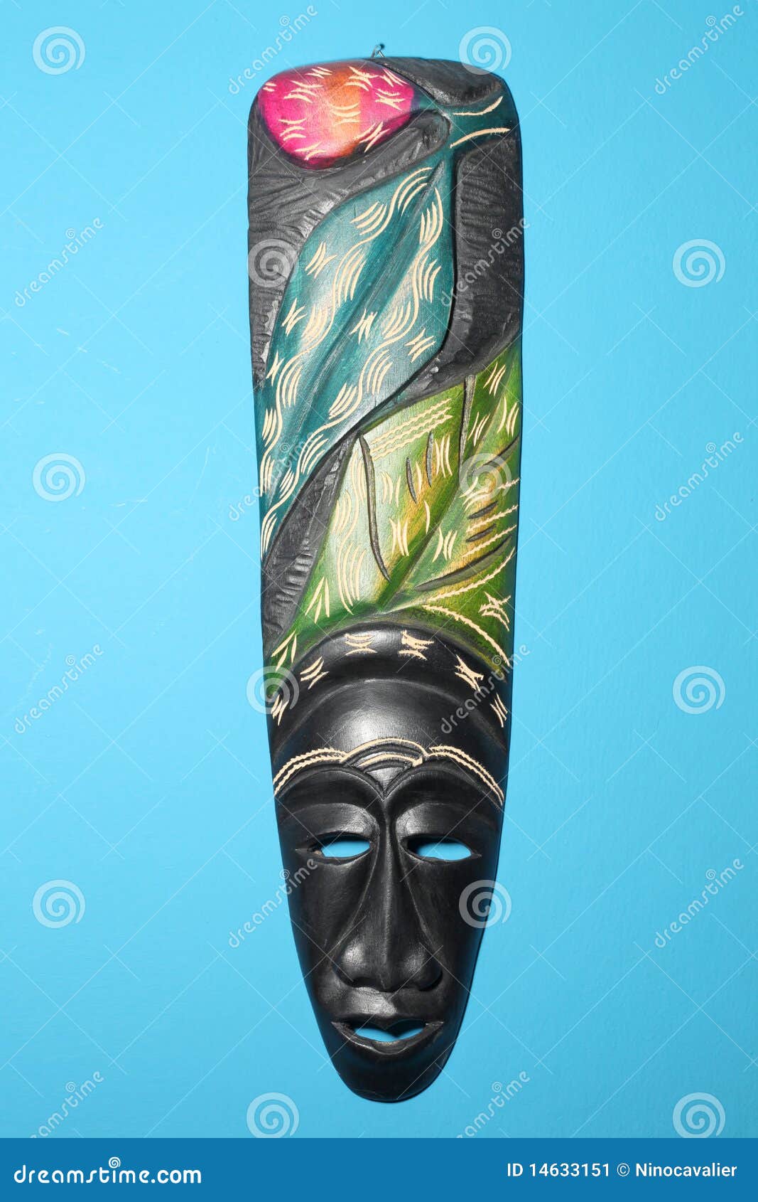 Traditional Old Mask Isolated Stock Image - Image of spirited, african ...
