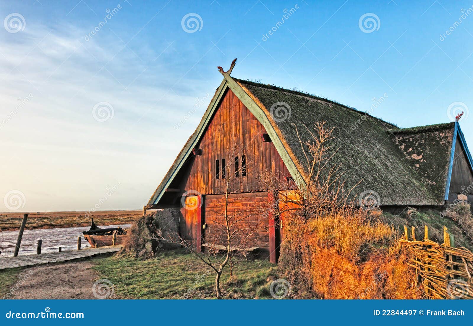 Traditional Old Viking Age House Stock Image - Image of traditional ...