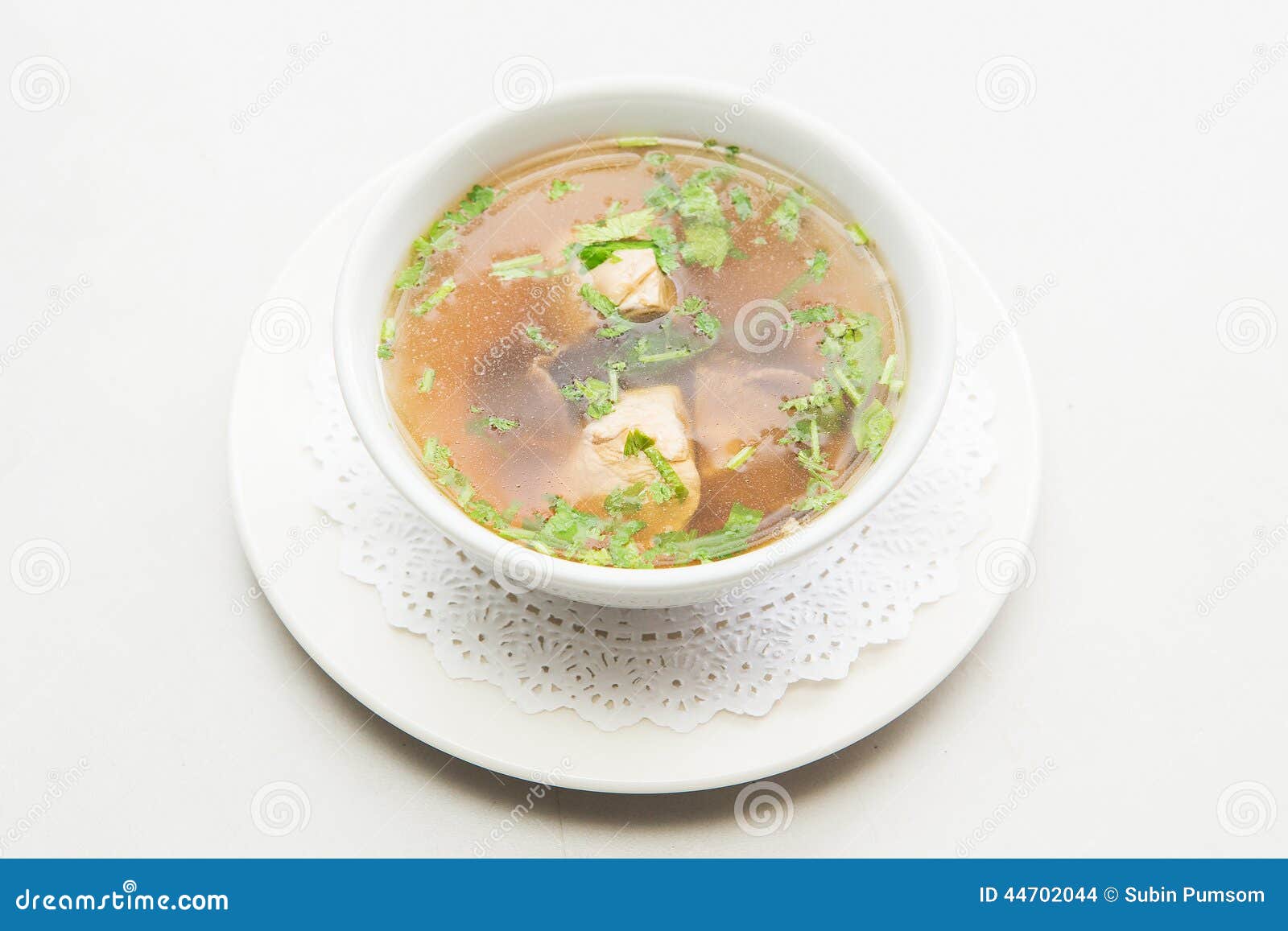 Traditional Oriental Pork Broth Stock Photo - Image of organic ...