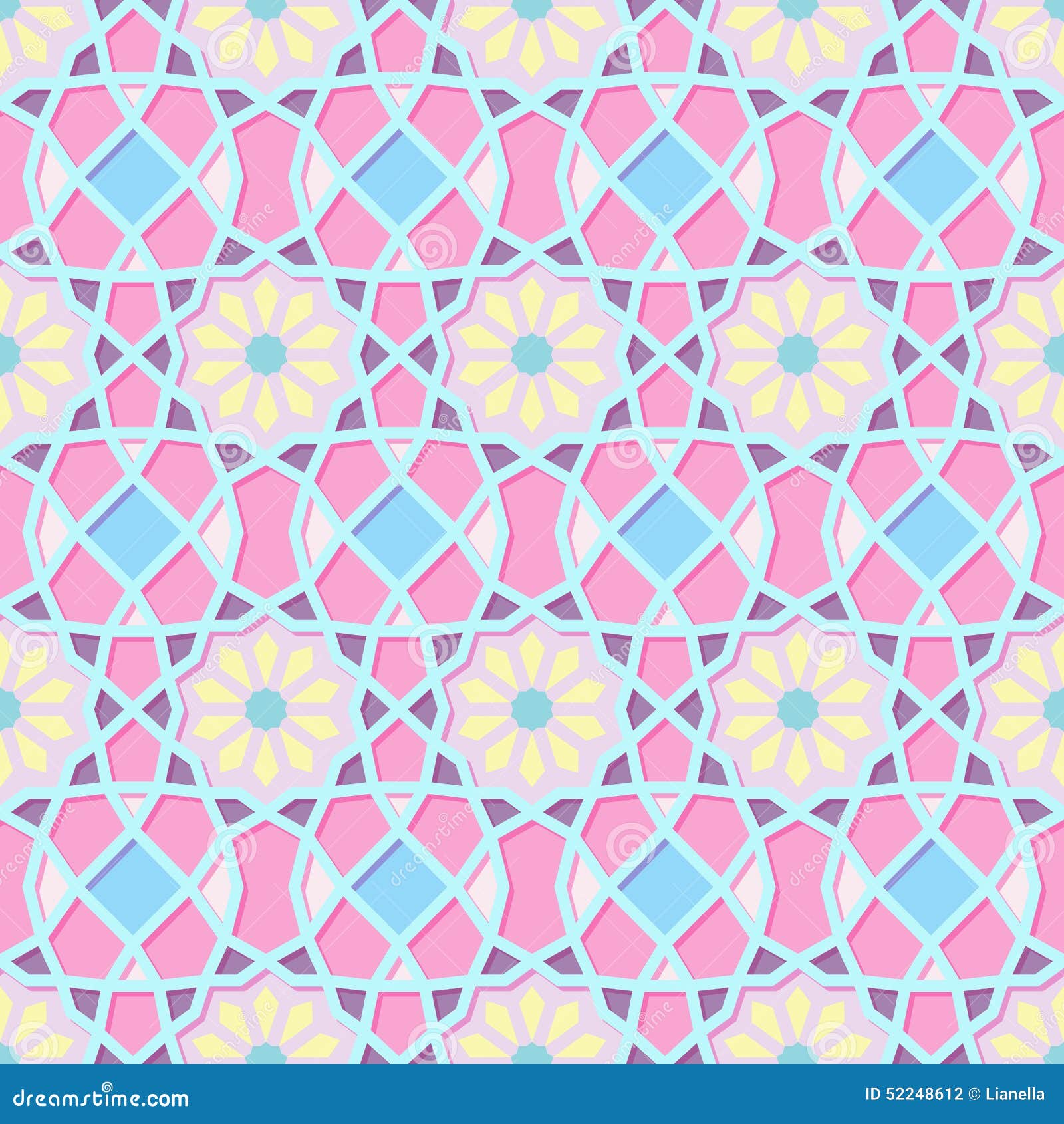 Traditional Ornamental Seamless Islamic Pattern Stock Vector ...