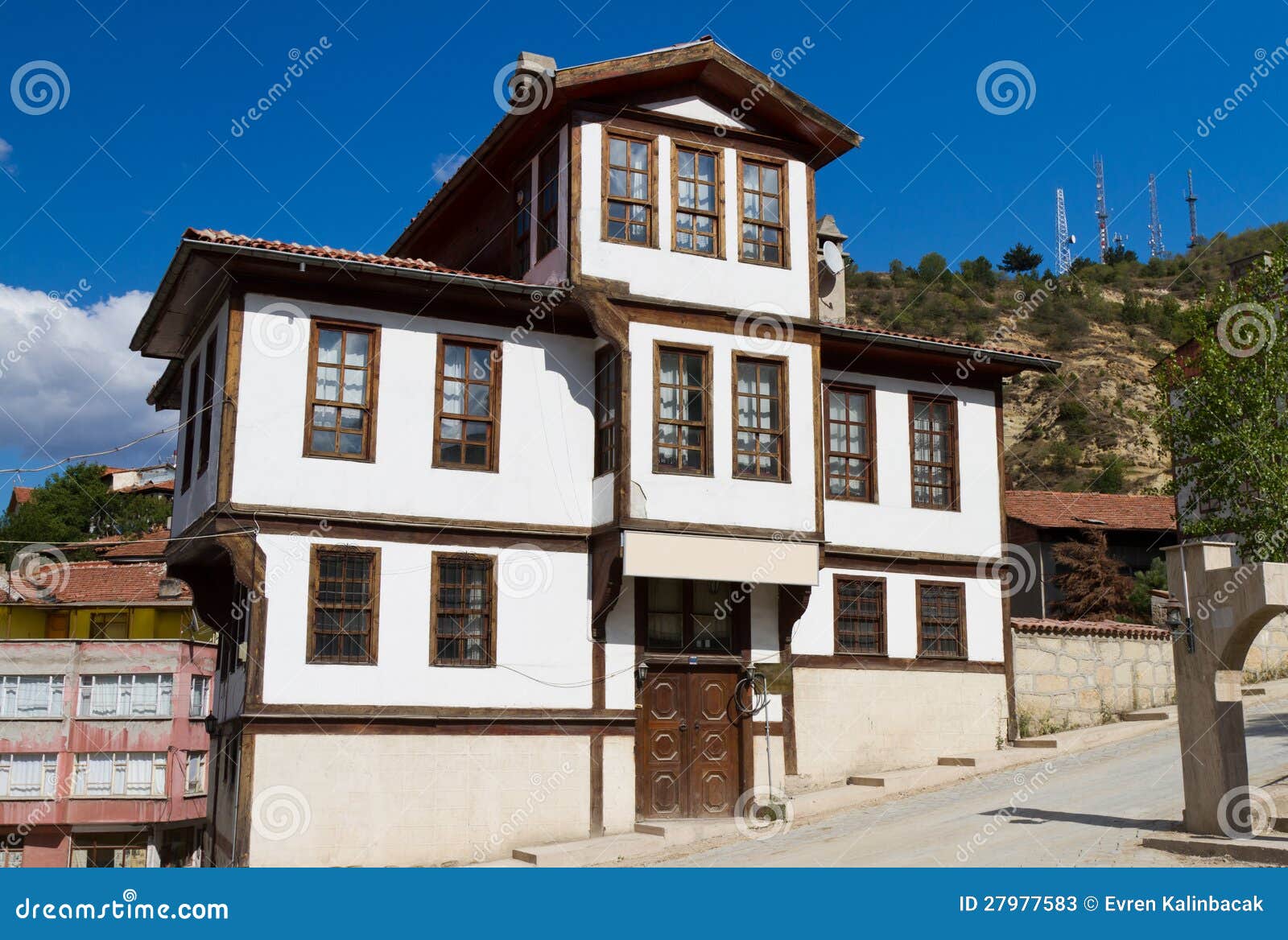 Traditional Ottoman House stock image. Image of blue - 27977583