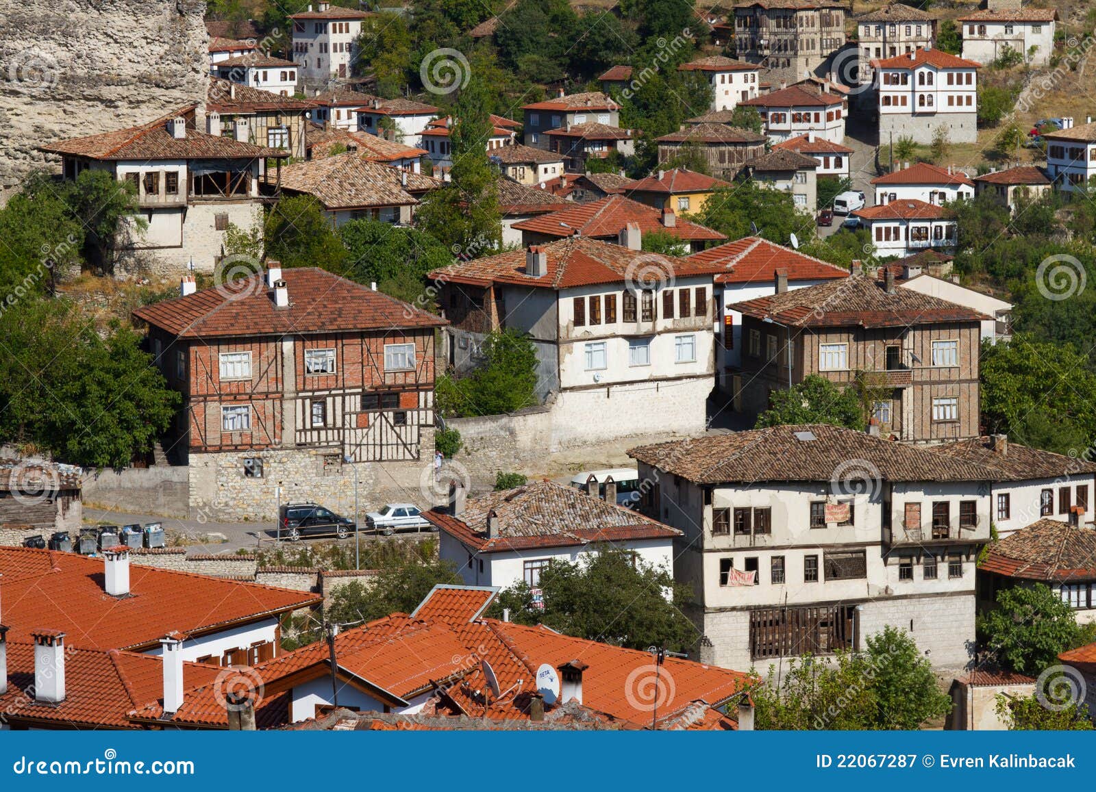 Traditional Ottoman Houses stock image. Image of blue - 22067287