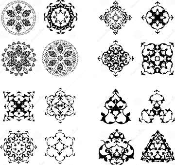 Traditional Ottoman Turkish Design Elements Stock Vector - Illustration ...