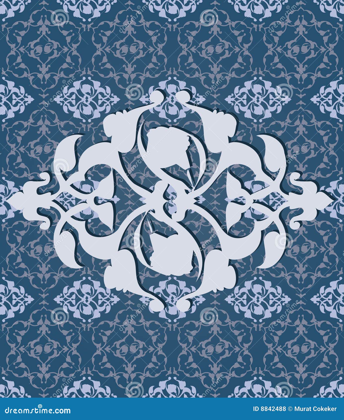 Traditional Ottoman Turkish Seamless Design Stock Illustration ...