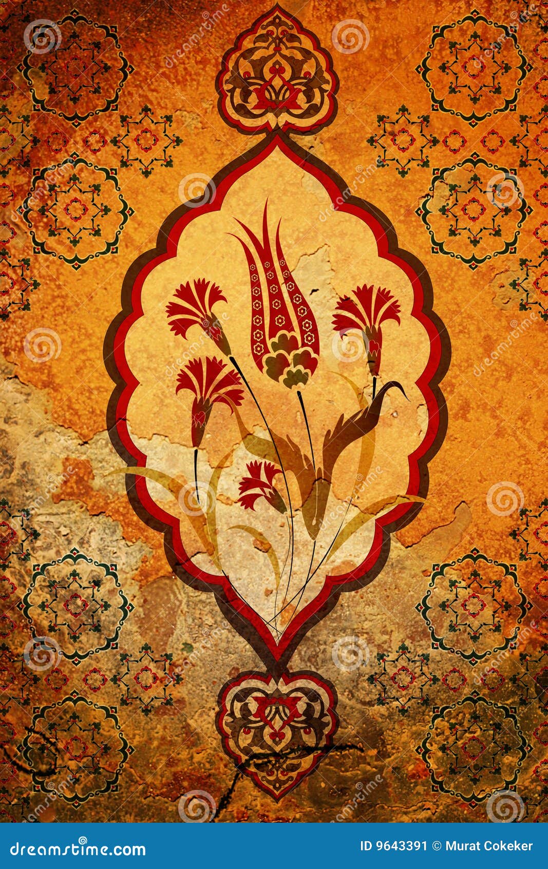 Traditional Ottoman Turkish Seamless Design Royalty-Free Stock ...