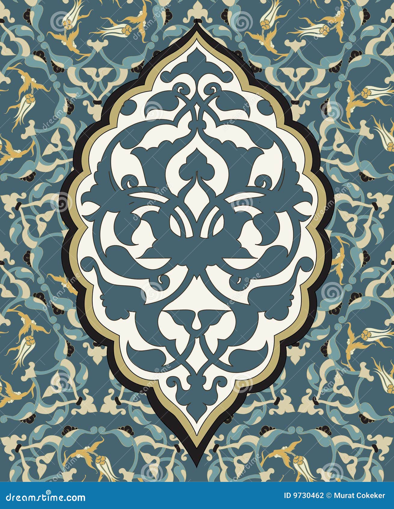 Traditional Ottoman Turkish Seamless Design Stock Vector - Illustration ...