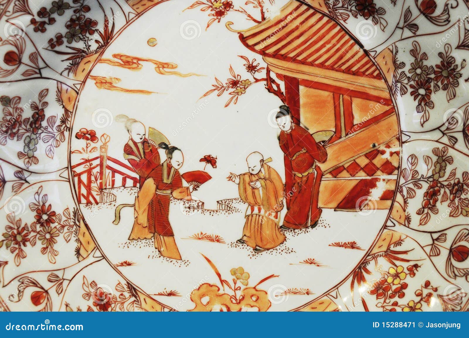 Traditional Painting of Chinese Stock Image - Image of painting ...