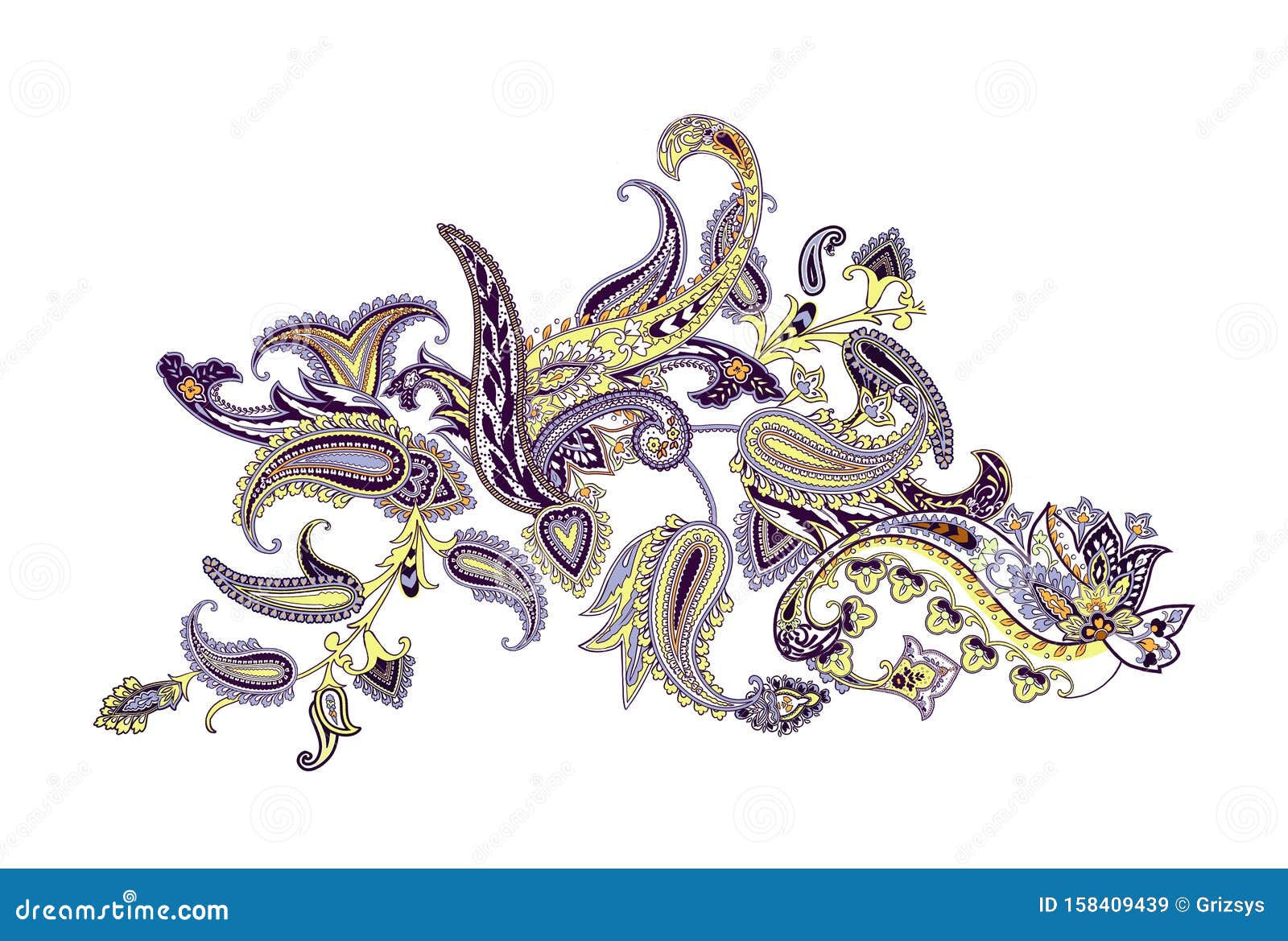 Traditional Paisley Pattern Stock Illustrations – 72,391 Traditional ...