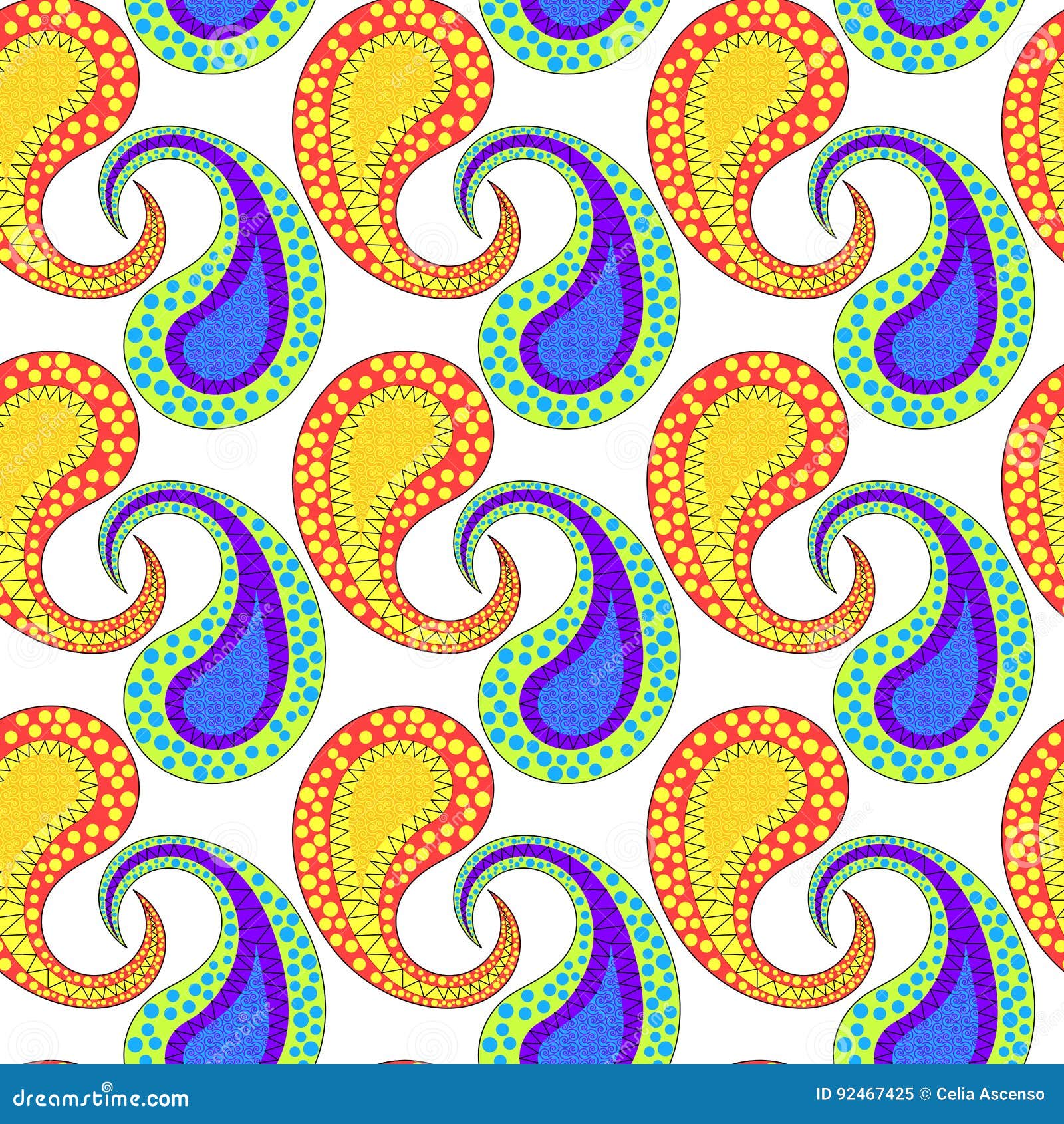 Traditional Paisley Pattern Royalty-Free Stock Photography ...