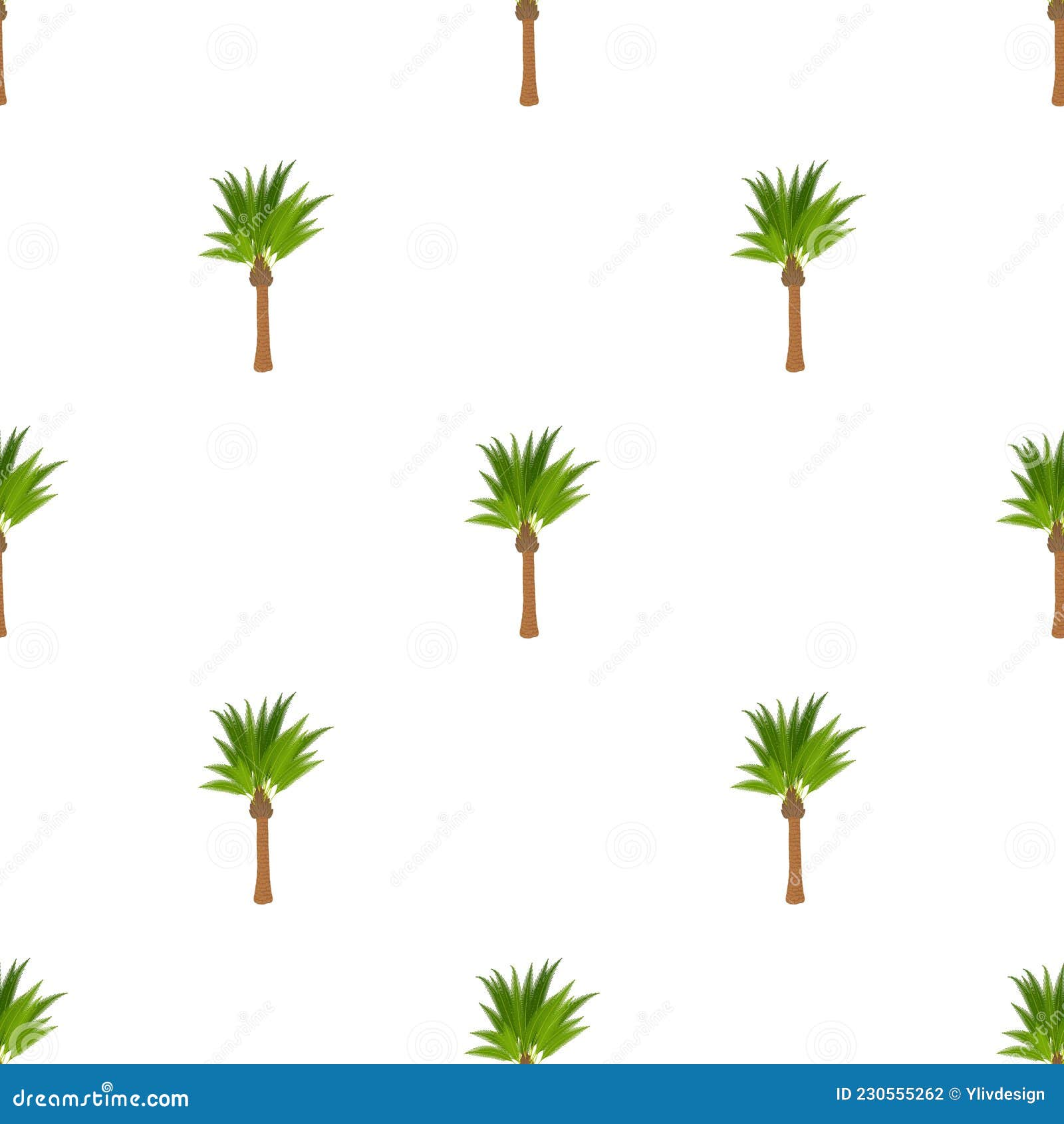 Traditional Palm Pattern Seamless Vector Stock Vector - Illustration of ...