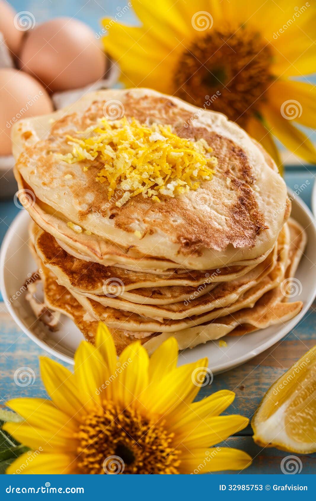 Traditional pancakes stock image. Image of gourmet, cooked - 32985753