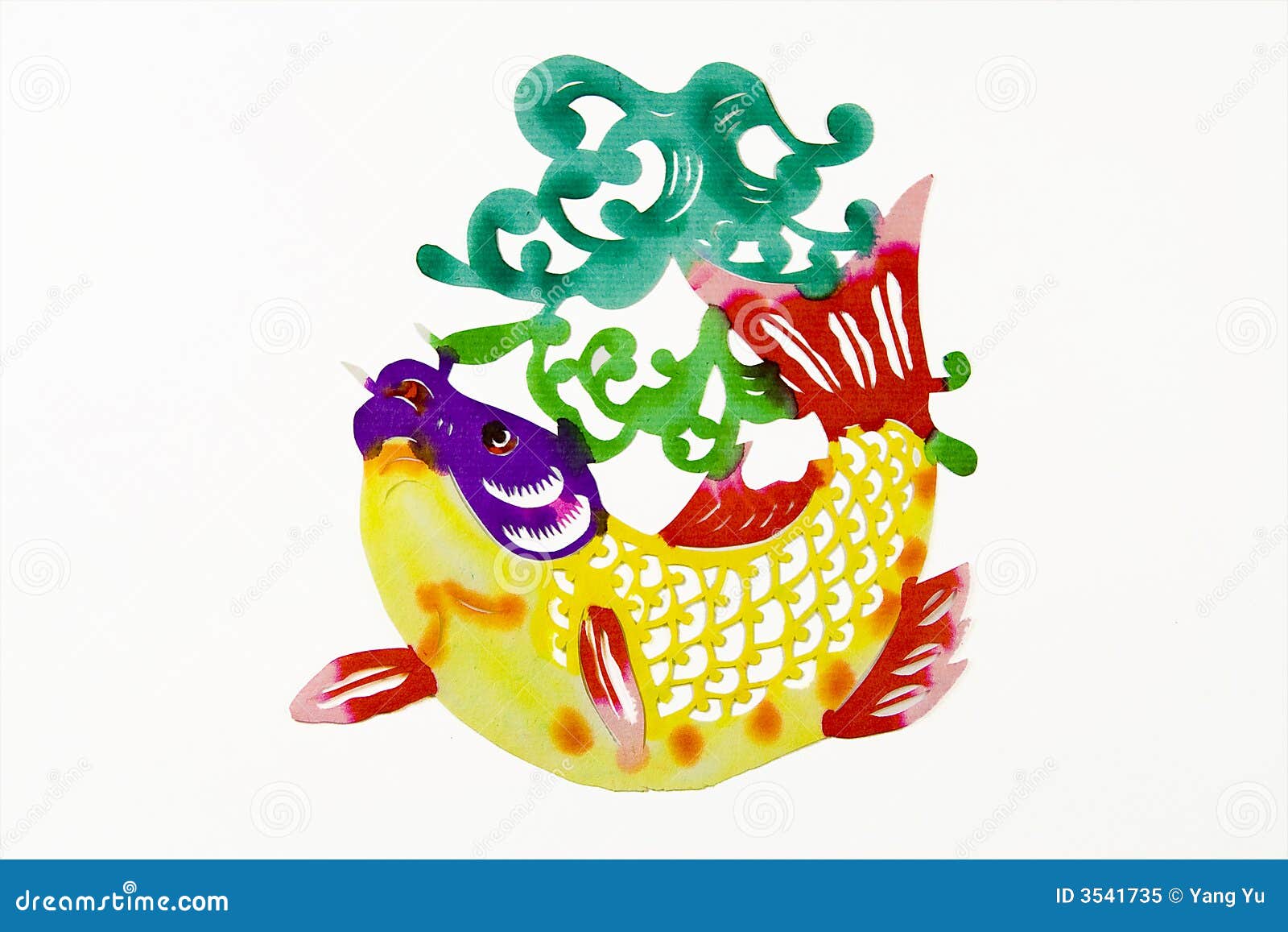 The traditional paper cut stock illustration. Illustration of chinese ...