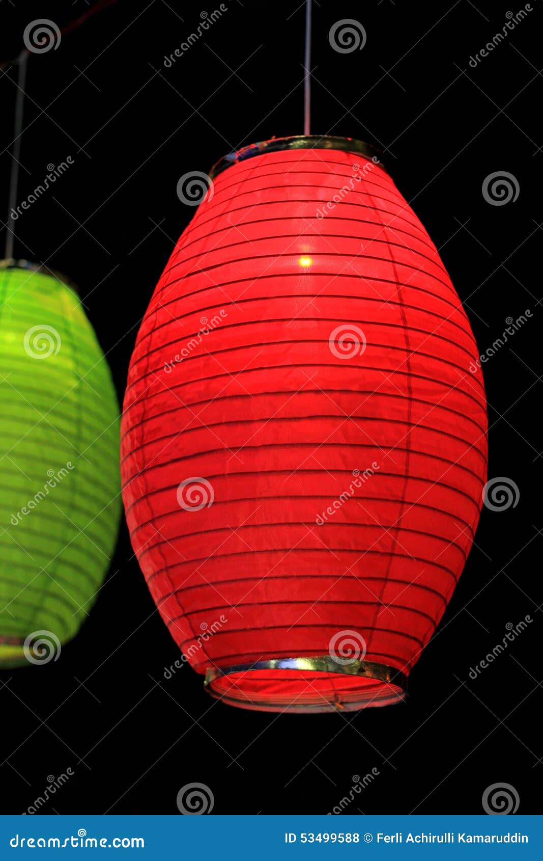 Traditional paper lanterns stock photo. Image of decorative - 53499588
