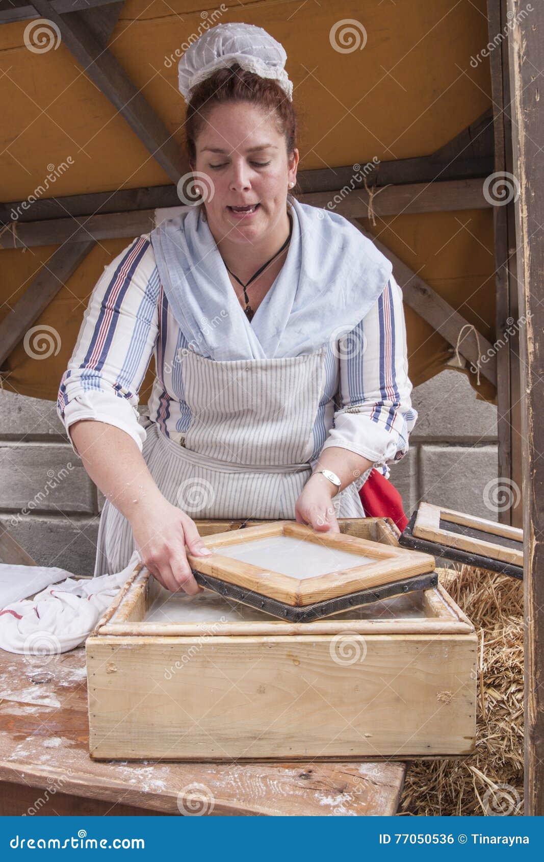 Traditional paper making editorial photo. Image of handcraft - 77050536