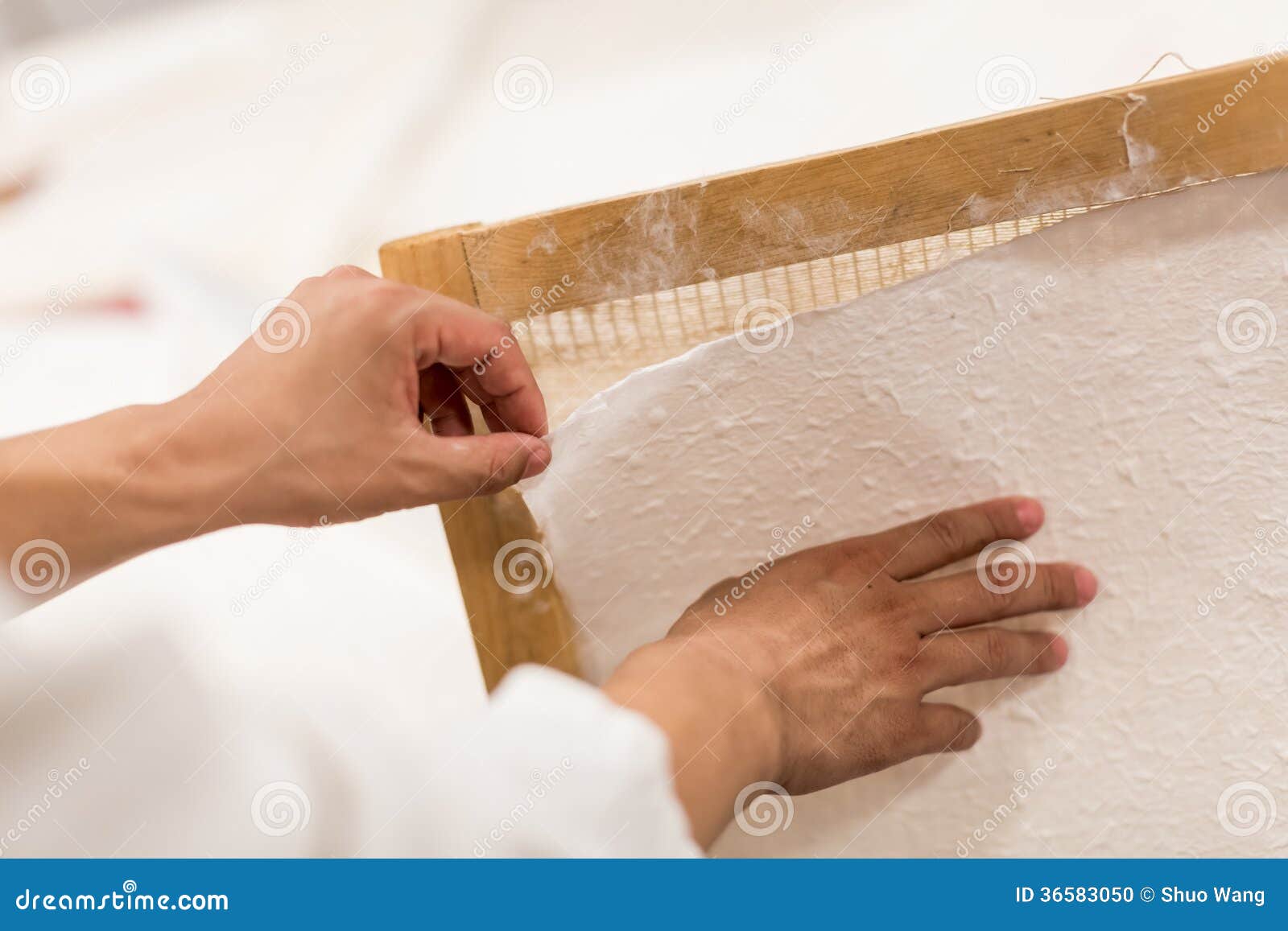 The Traditional Papermaking Stock Photo - Image of ages, final: 36583050