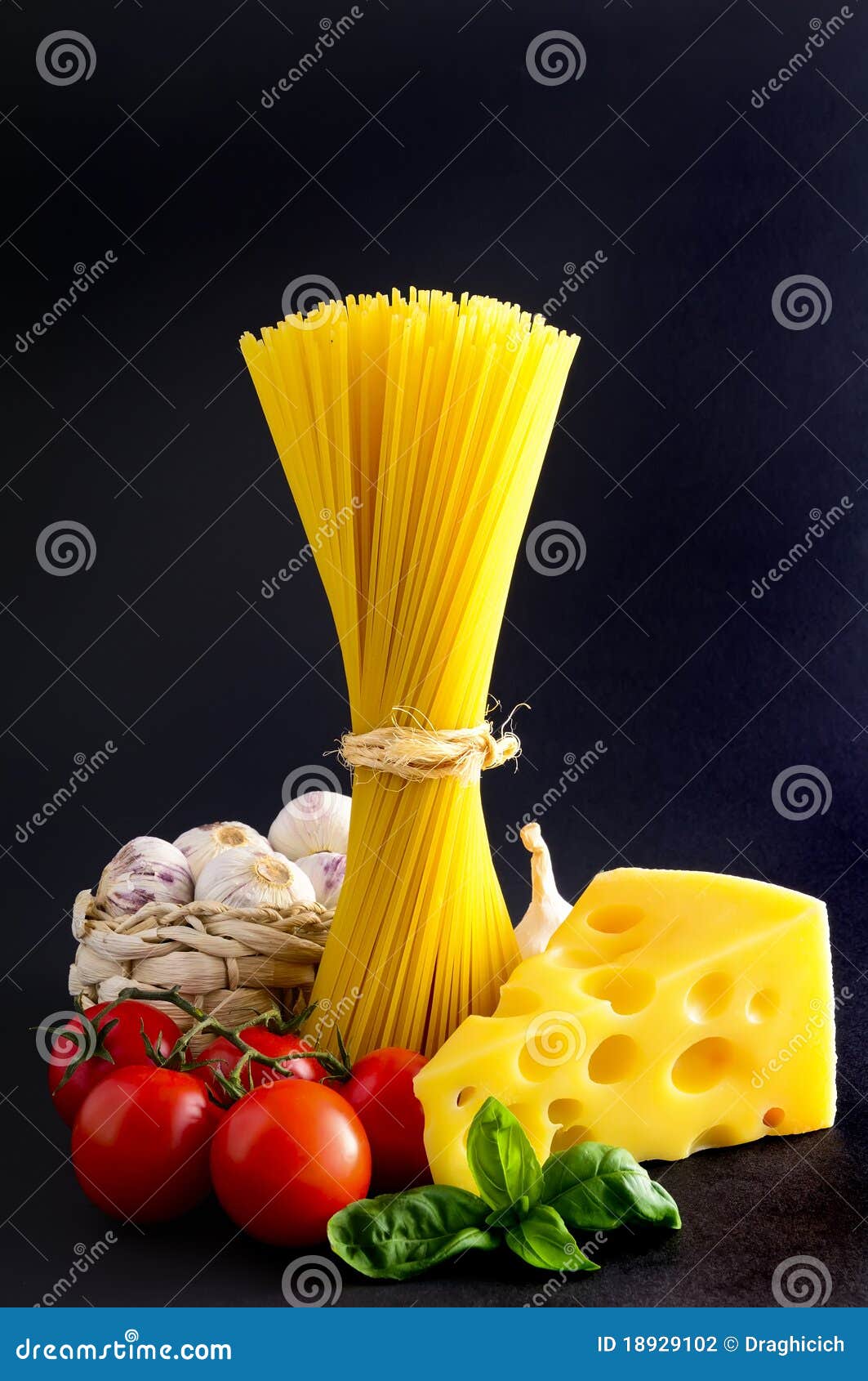 Traditional Pasta Ingredients Stock Photo - Image of parmesan, life ...