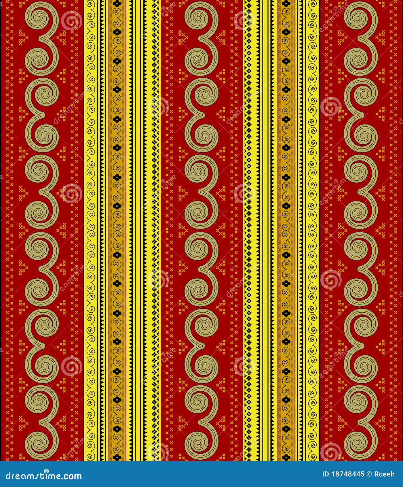 Traditional pattern stock vector. Illustration of ornamental - 18748445