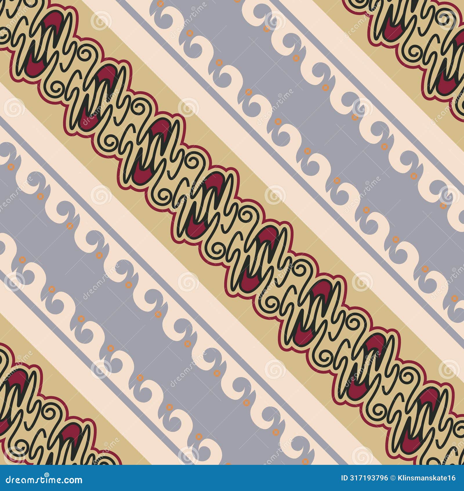 Traditional Pattern Batik Texture Indonesia Textile Stock Vector ...