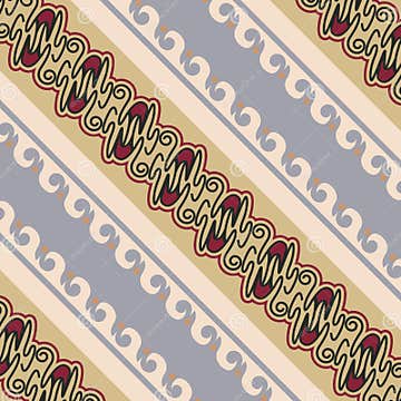 Traditional Pattern Batik Texture Indonesia Textile Stock Vector ...