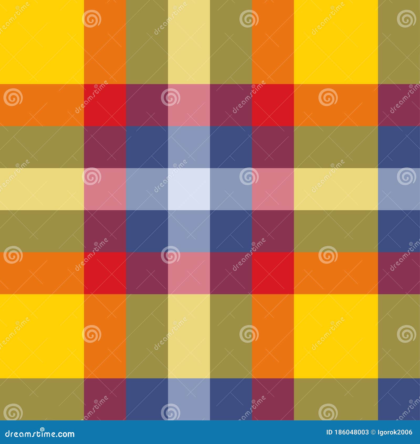Traditional Scottish Pattern of Lines of Different Colors Stock ...
