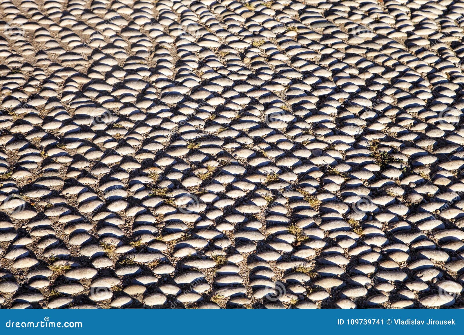 Traditional Pavement of Pebbles Rhodes, Greece Stock Image - Image of ...