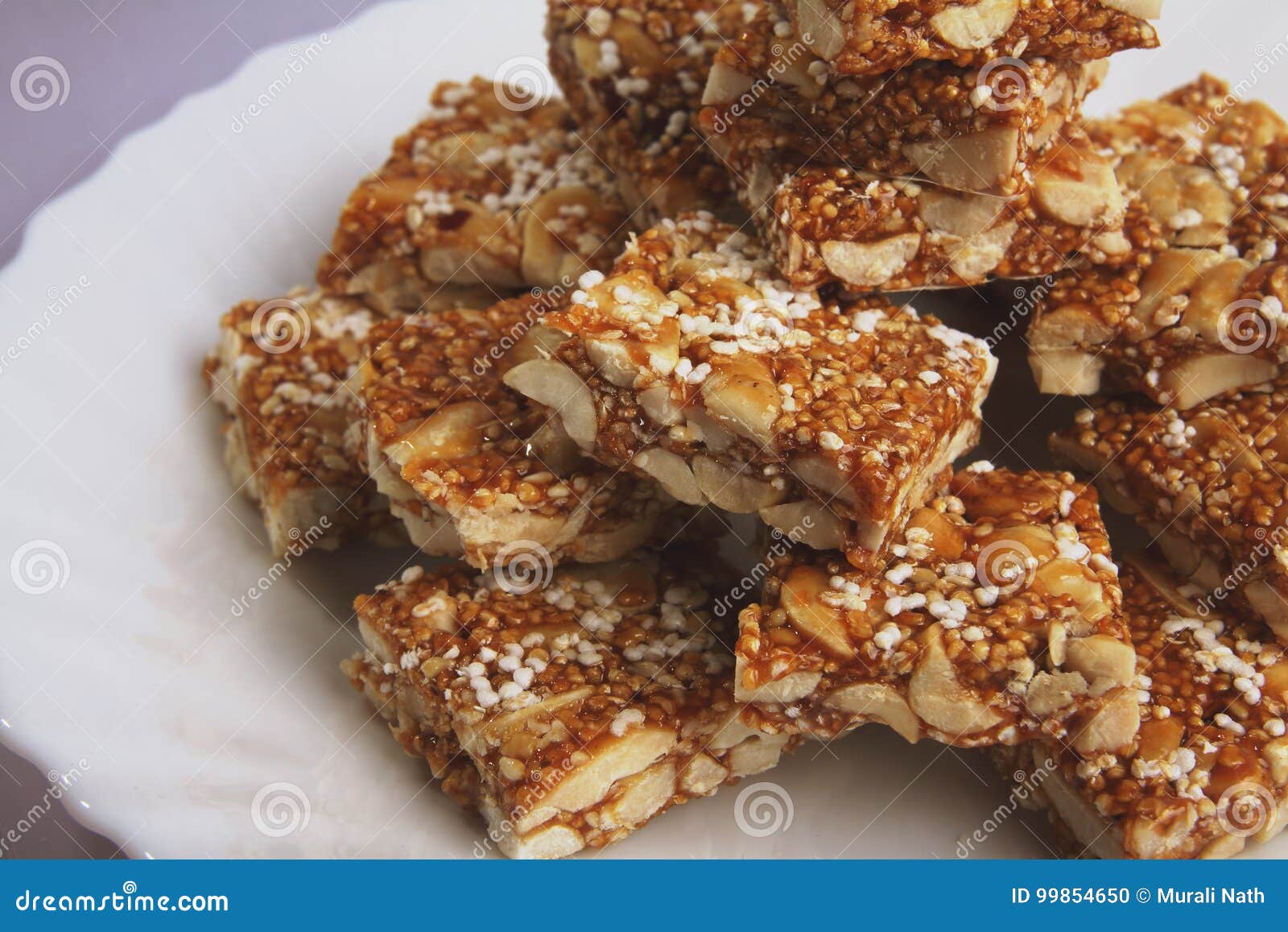 Traditional peanut barfi stock photo. Image of candy - 99854650