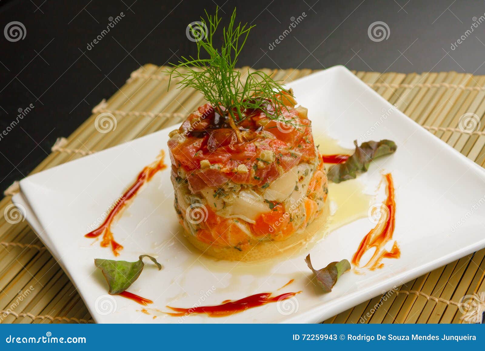 Traditional Peruvian Ceviche Stock Image - Image of salmon, smoked ...