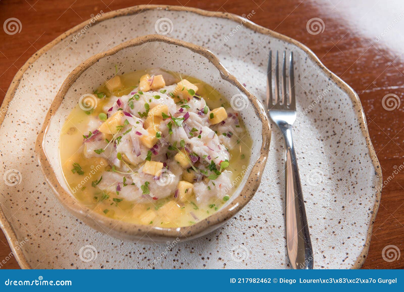 Peruvian ceviche original stock photo. Image of brazilian - 217982462