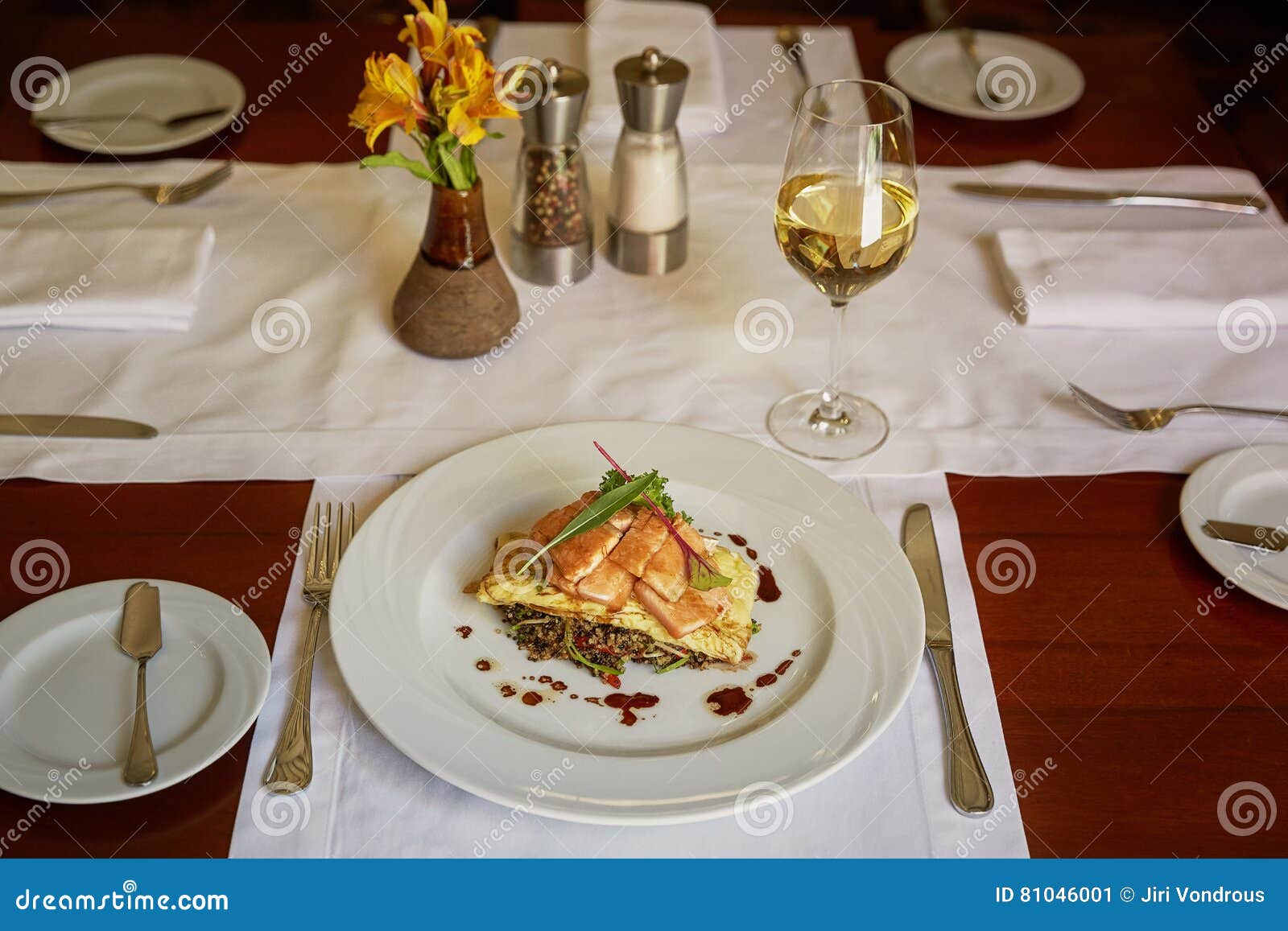 Traditional Peruvian Fish Trucha Served in a Restaurant Stock Image ...