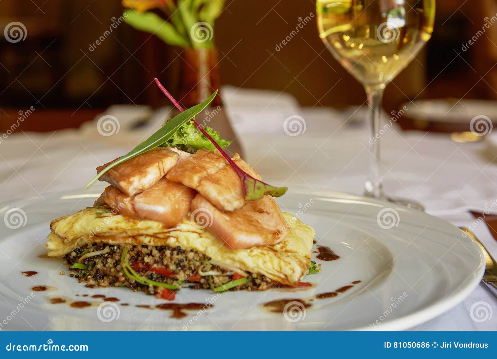 Traditional Peruvian Fish Trucha Served in a Restaurant Stock Photo ...