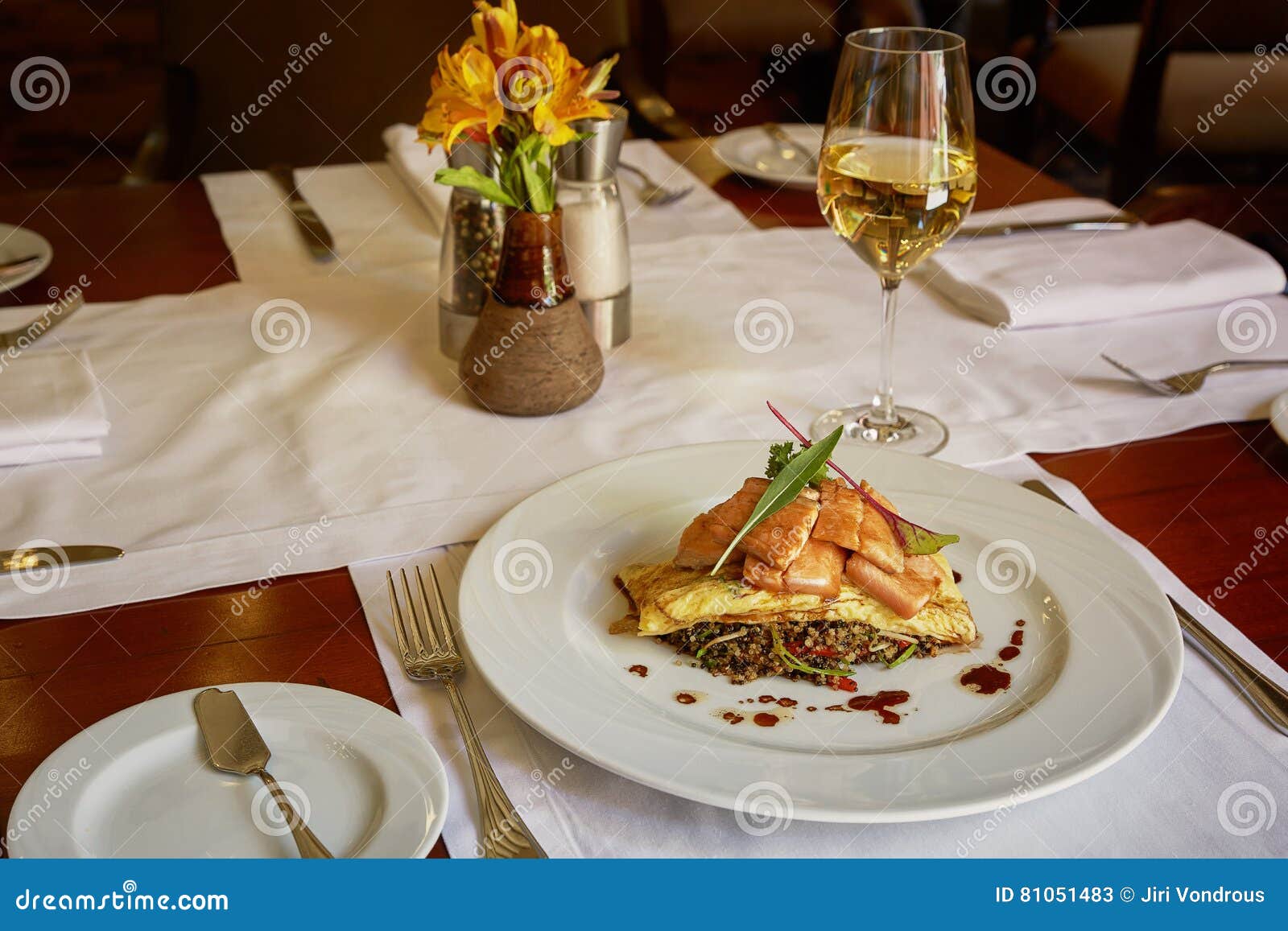 Traditional Peruvian Fish Trucha Served in a Restaurant Stock Image ...