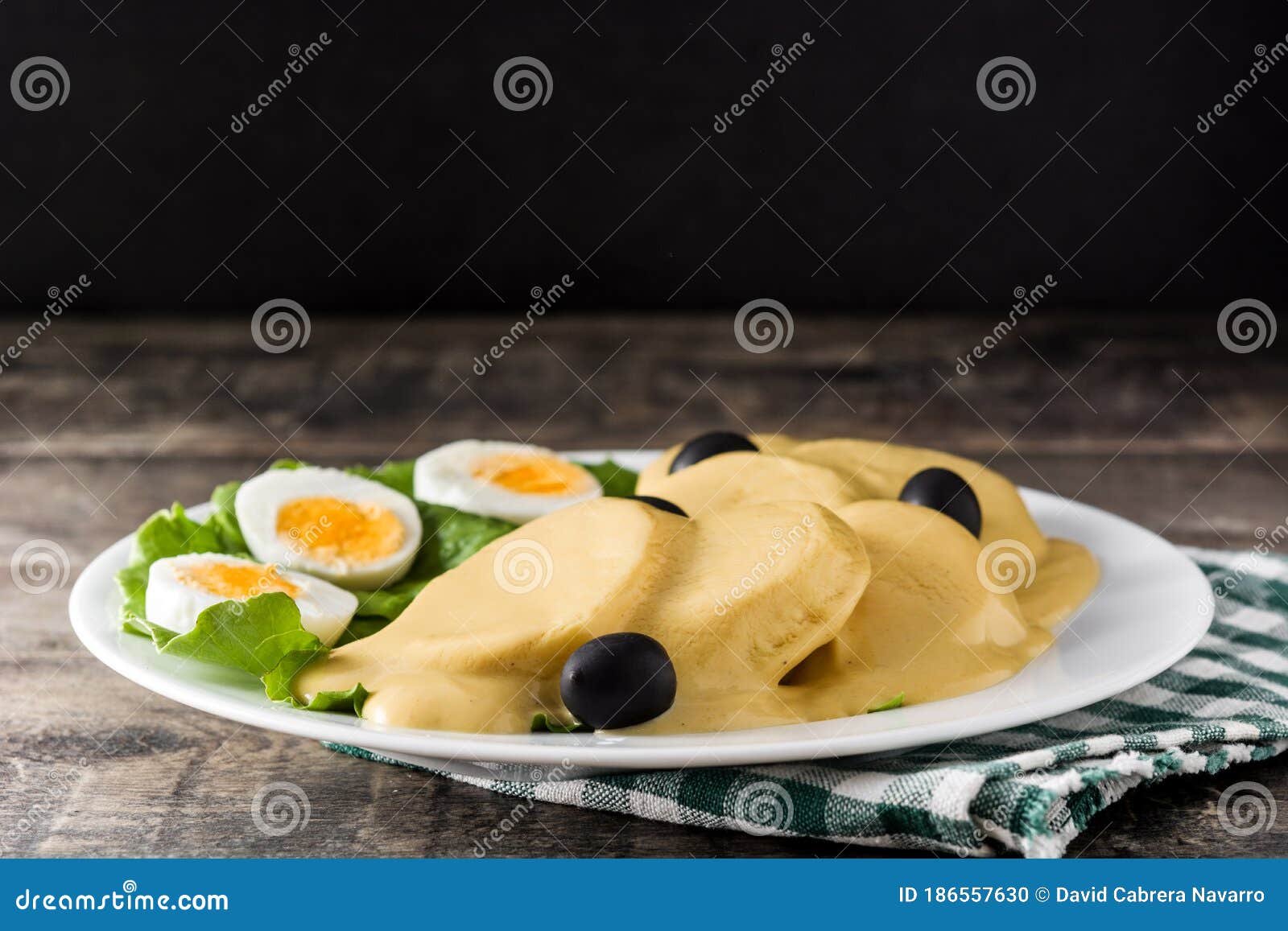 Peruvian Papa A La Huancaina Dinner Stock Photo | CartoonDealer.com ...